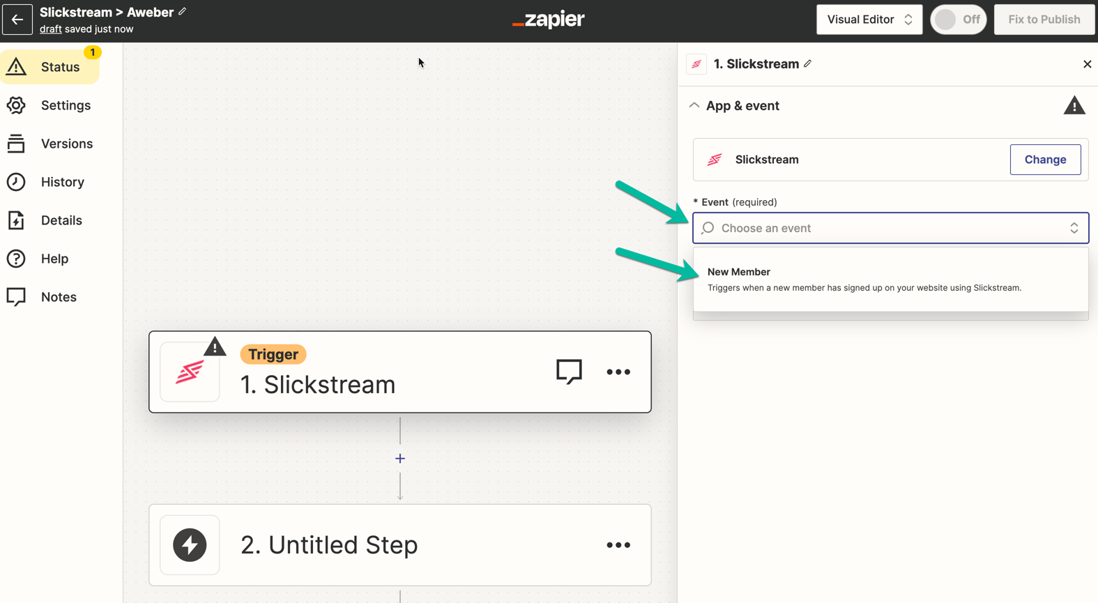 Using Zapier to Integrate Slickstream with 3rd Party Services